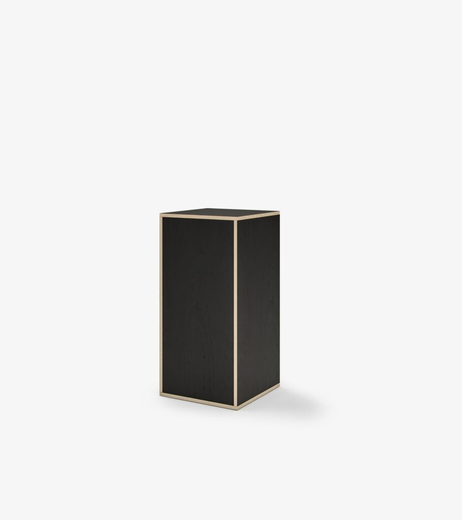 Plinth Large with Storage Black | Pop-Up Shop & Events Furniture
