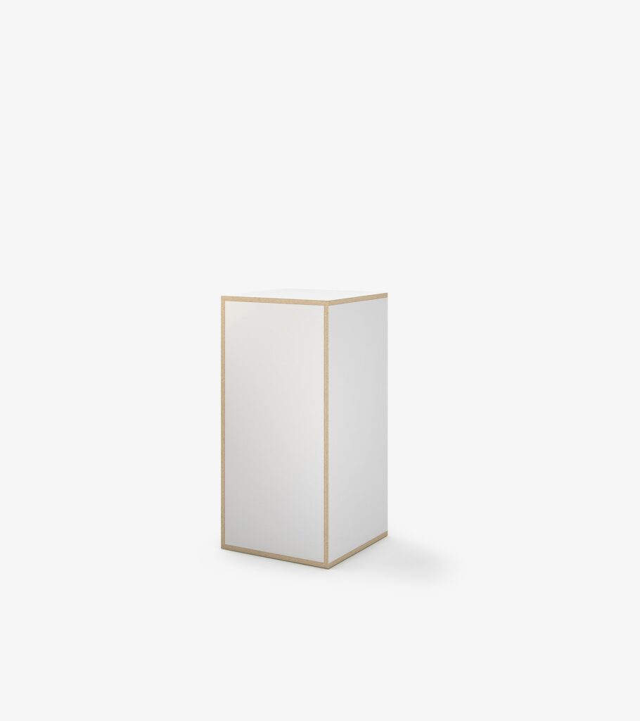 Plinth Large with Storage White | Pop-Up Shop & Events Furniture