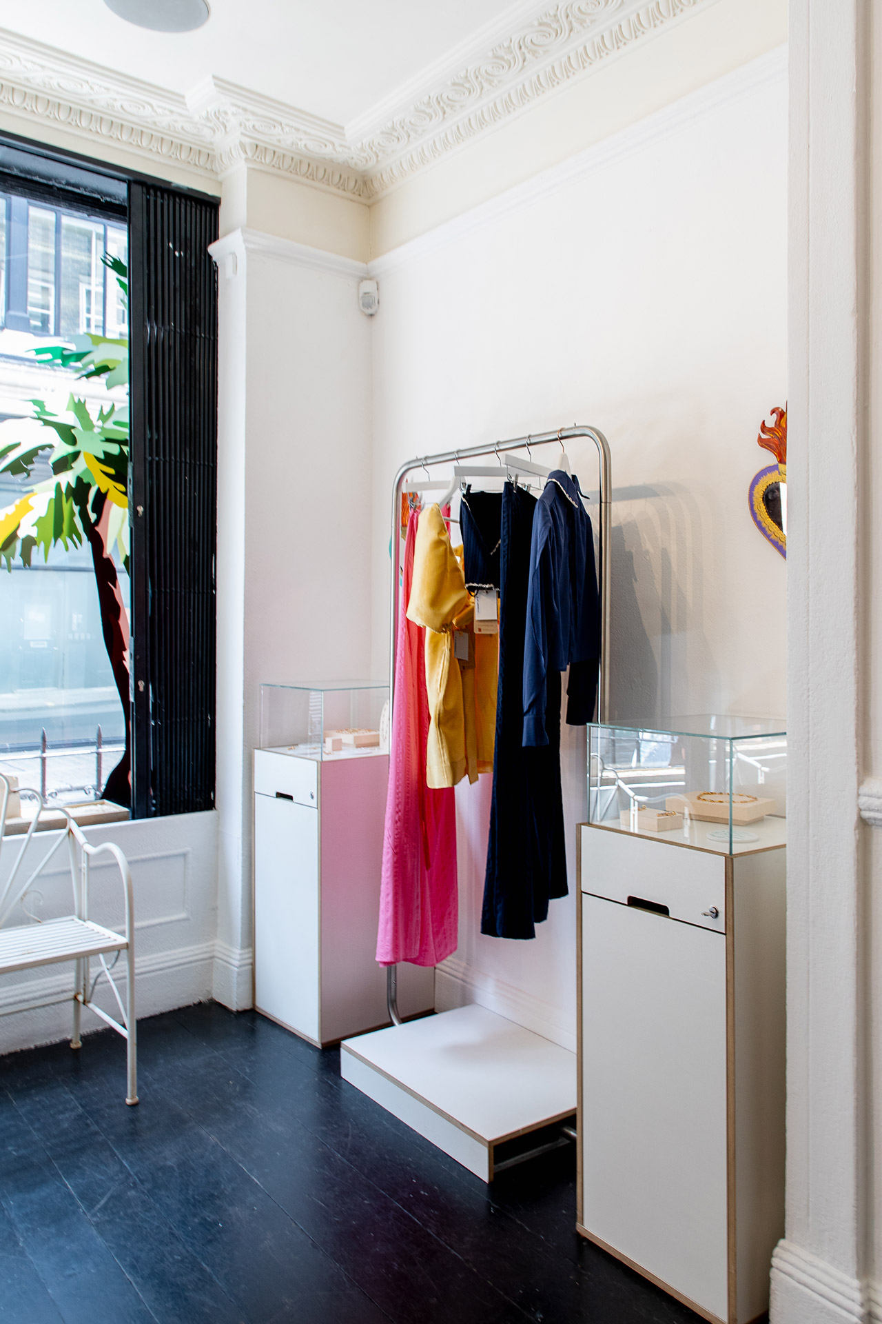 Stainless Steel Hanging Rail 1700h x 1000w | FoundPop